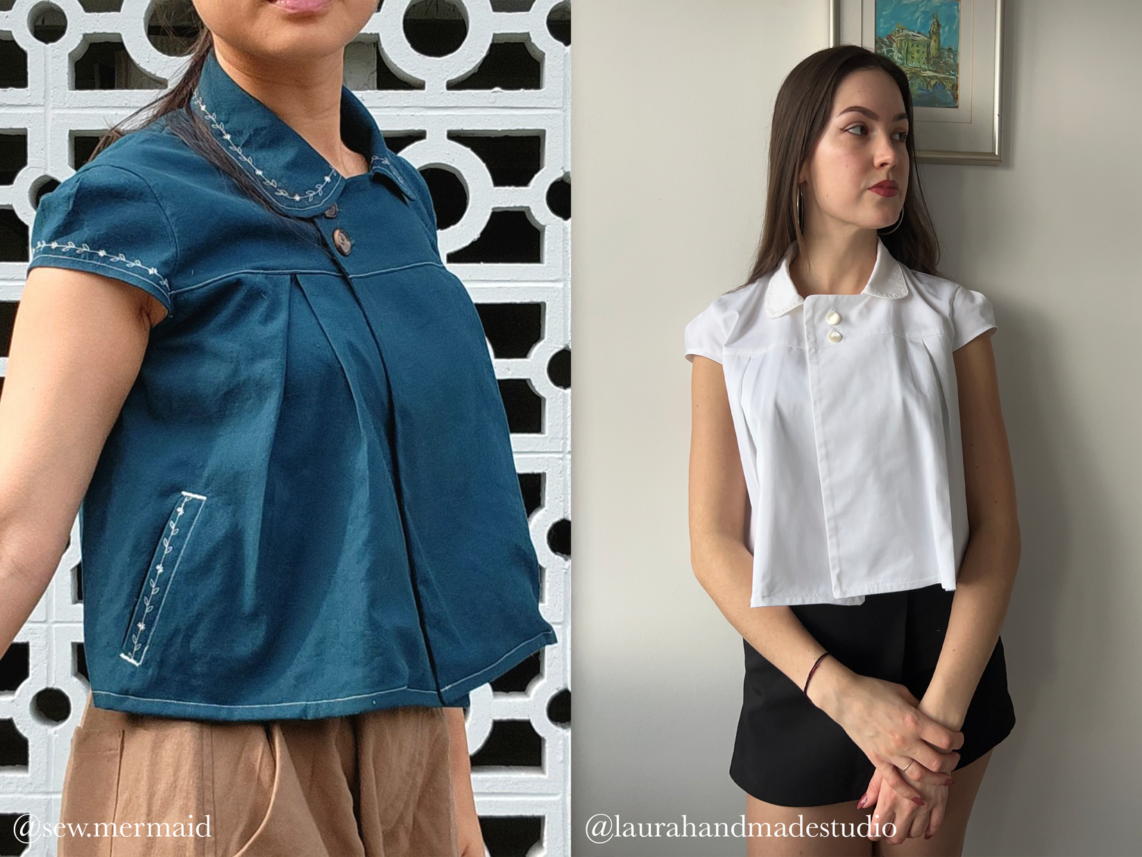 Isabel Top | Size UK4-22 US0-18 | PDF SEWING PATTERN (Video) – Mina ...